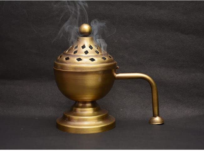 Rg Decorr House Incense Burner Home Purifying Brass Dhuna Loban Burner ...