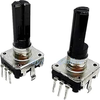 AMHIL Switch Encoder 5pcs EC12 Rotary Encoder RE12 360 Degree Audio ...