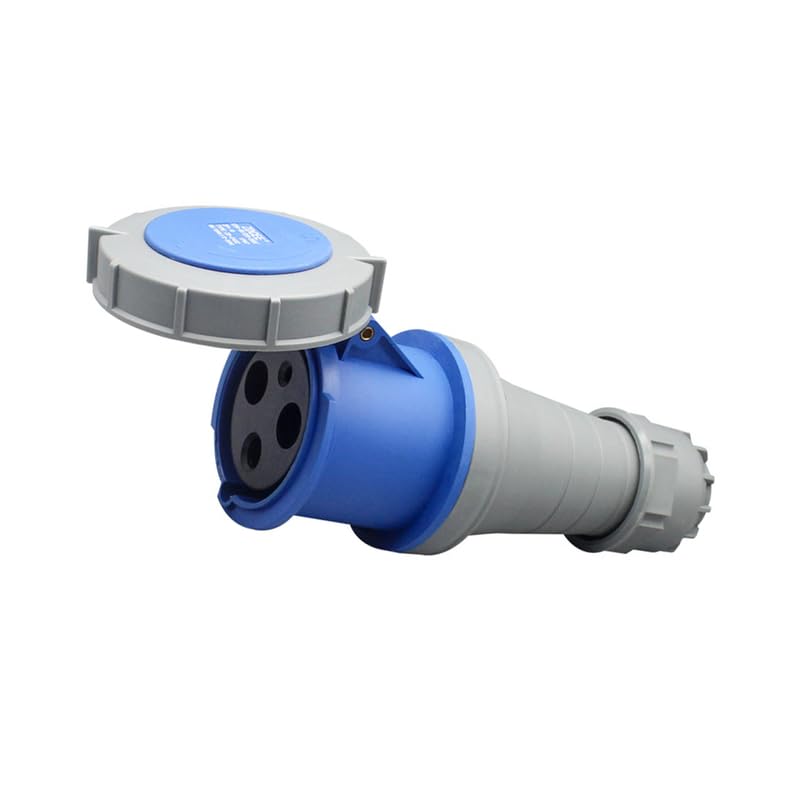 Iec 60309 Waterproof Industrial Connector Socket 3pin 63a 200v 250v ...