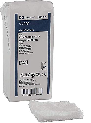 Covidien 03110M Curity Ns Gz Spng 4x4 8-Ply/200, Shape, () : Amazon.com ...