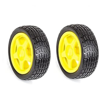 Yellow Wheel for BO Motors (Pack of 2) : Amazon.in: Car & Motorbike