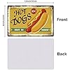 Amazon.com: SUPERDANT Hot Dogs Tin Signs Hot Dogs Best in Town Vintage ...
