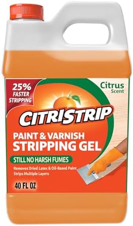 Citristrip(R Stripping Gel, Citrus Stripper Paint Remover, 40 oz ...