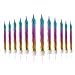 Amazon.com: 12 Pieces Rainbow Spiral Candle - Gradient Birthday Candles ...