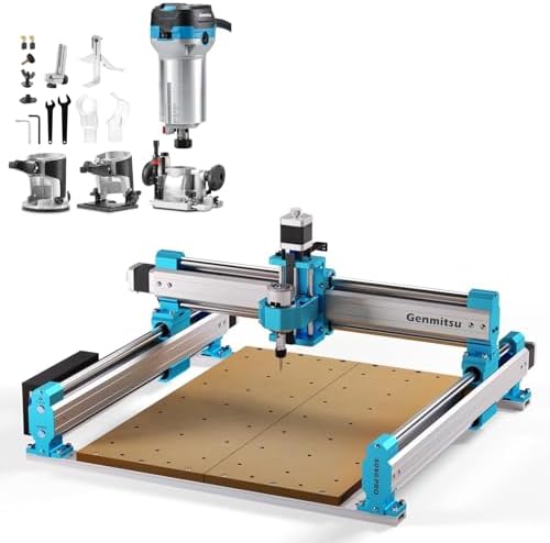 Genmitsu 4040-PRO CNC Machine + Compatible 1.25HP 65mm Diameter Palm ...