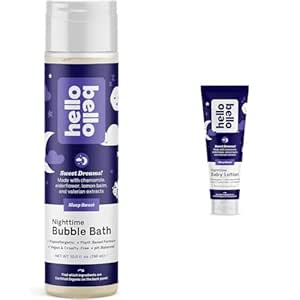 Amazon.com: Hello Bello Baby Bubble Bath & Lotion Bundle - Sleep Sweet ...