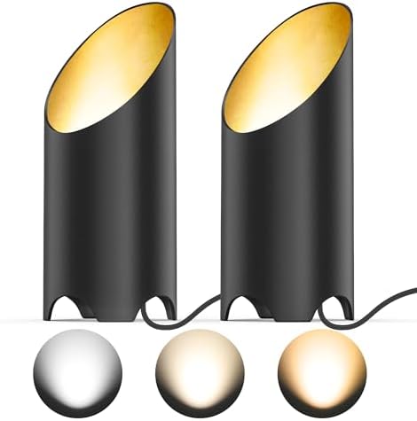 SUNVIE 2 Pack Up Lights Indoor Floor Can Light Uplighting Indoor Spotlight with 2700K GU10 Bulb ...