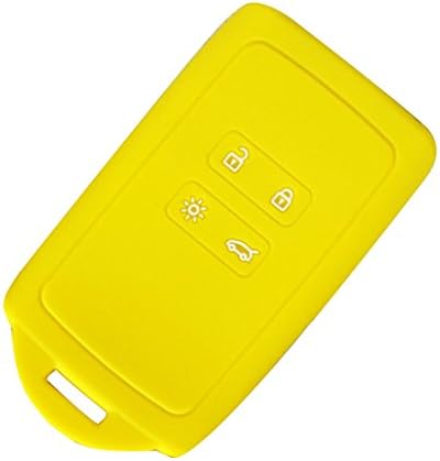 Happyit Silicone Car Key Cover Case for Renault Clio Scenic Megane ...