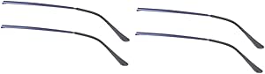 Amazon.com: NULYLU 2 Pairs Spectacle Legs Stem Silver Eyeglass Repair ...