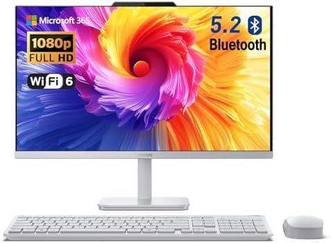 Amazon.com: Lenovo A100 24" IPS FHD All in One Desktop Computer, Intel ...
