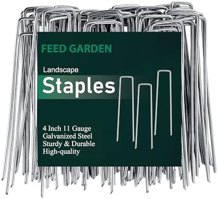 Amazon.com : U Shape 4inch Garden Staples 40pcs and 80pcs and 160pcs (4 ...