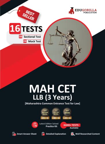MAH CET LLB 3 Years Exam Prep Book 2023 - 8 Full Length Mock Tests and ...