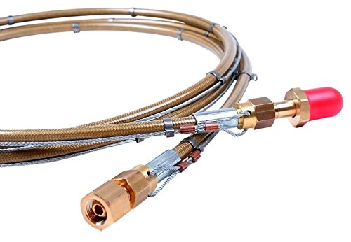 AES W.1067-IN-1000 High Pressure Inert Gas Hose with 1m Anti-Whip Cable ...