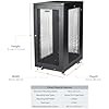 Amazon.com: StarTech 24U Enterprise-Grade Server Rack Cabinet Kit, 19in ...