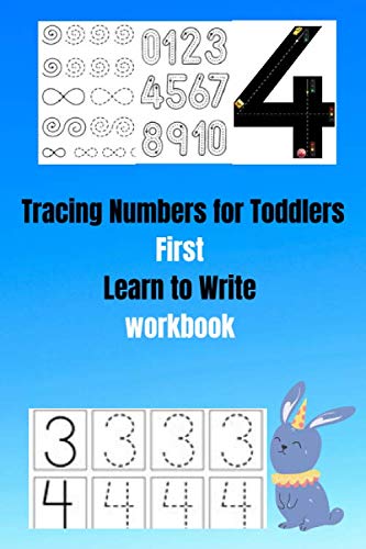 Numbers Tracing For Toddlers: First Learn to Write workbook ...