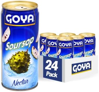 Amazon.com : Goya Foods Guanabana Soursop Nectar, 9.6 Fl Oz (Pack of 24 ...