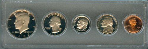 1983 US Mint Proof Set No Box at Amazon's Collectible Coins Store