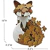 Amazon.com: Euiroet Metal Garden Fox Outdoor Statues,Anti-Rust Fox ...