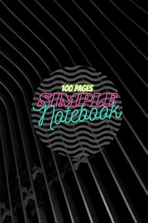 Amazon.com: Simple Notebook: 100 pages Simple Notebook: Tkacik, Lubomir ...