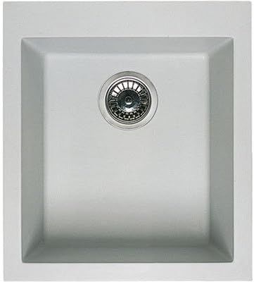 Elleci Quadra 100 Standard Metaltek Cromo Waschbecken Spüle Granit ...
