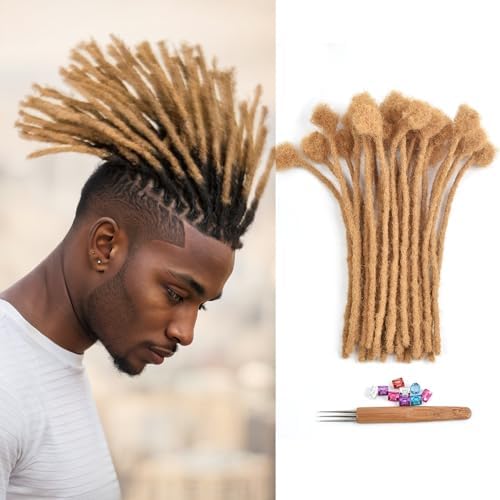 Amazon.com : BigBeauty Loc Extensions Human Hair 10inch 0.4cm Width 30 ...