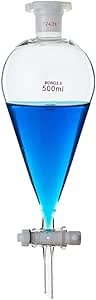 WRQrgpx Living Equipment Laboratory Pear-shaped Separatory Funnel ...