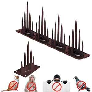 CHANCEUX Anti Bird Monkey Plastic Spikes Brown (40 pcs Set) for AC ...