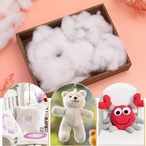 Snapklik.com : 900g/317oz Polyester Fiber Fill, Premium Fiber Fill ...