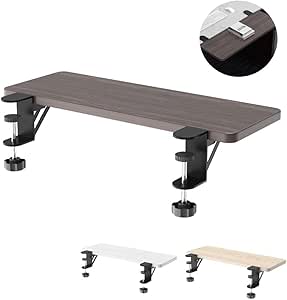 Amazon.com: Under-Desk Mouse Platform/Clip on Mouse Pad Rotating 360 ...