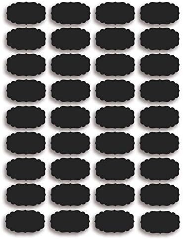Fusion Graphix PVC Jar Labels, 5 x 3.5 cm, Black : Amazon.in: Home ...