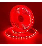 Amazon.com: GOMING 32.8ft(10M) DC 24V Red COB LED Strip Light IP65 ...