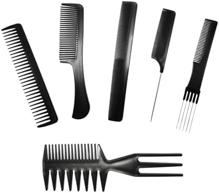 Amazon.com : 1st Choice 6 Pieces Hair Styling Comb Set Professional ...