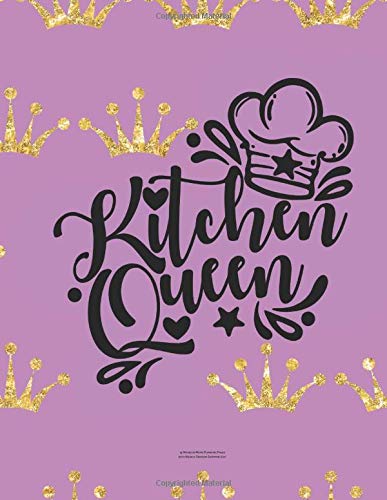 Kitchen Queen 55 Weeks Of Menu Planning Pages With Weekly | Desertcart ...