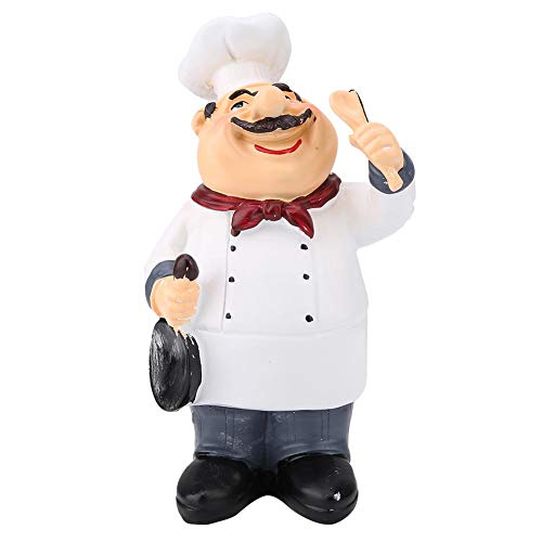 Amazon.com: Chef Figurines American Vintage Country Happy Chef Resin ...