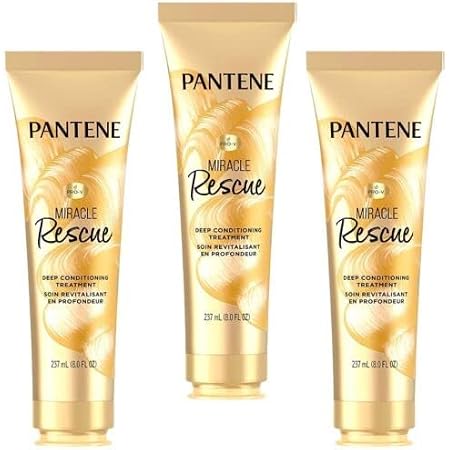 Amazon.com: Pantene Hair Mask Miracle Rescue Shots, Intensive Repair ...