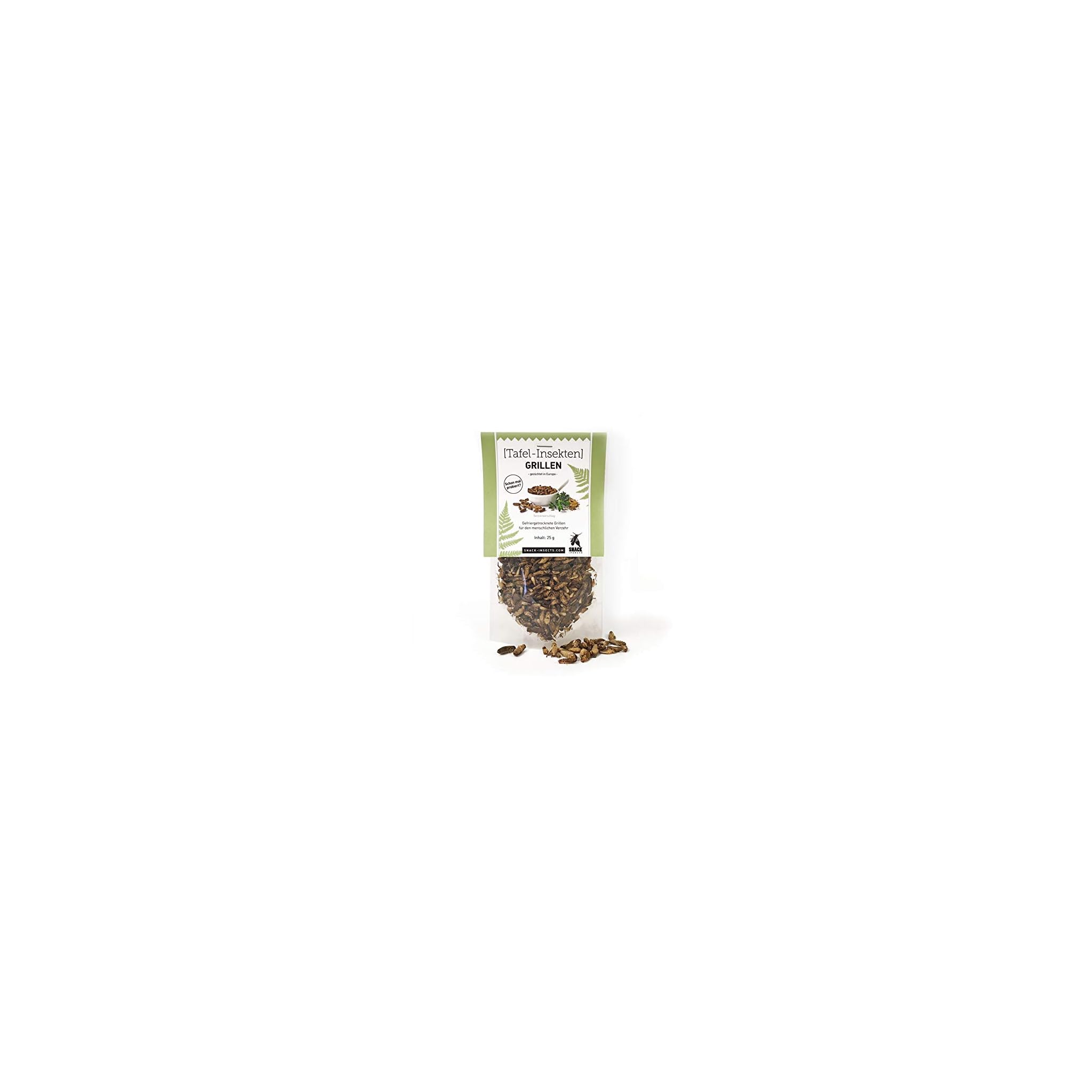 Grillen - essbare Insekten von 'SNACK insects' 25g - Insekten zum Essen ...
