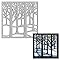 Amazon.com: Metal Trees Frame Cutting Dies for Card Making, Trees ...