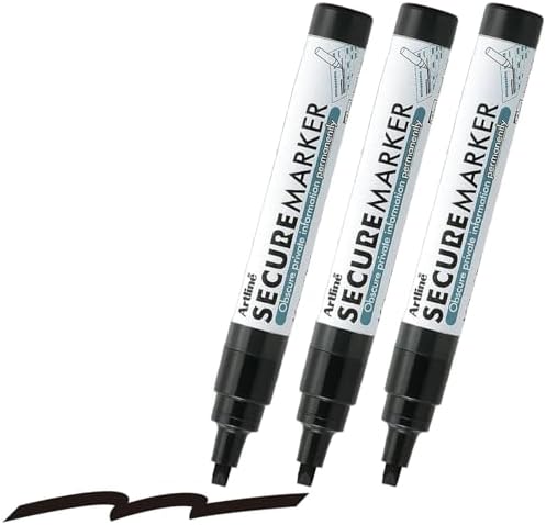 Holmes Stamp & Sign Secure Marker Redacting Pen | Blackout Marker ...