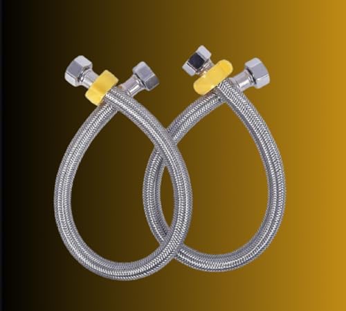 New Ware® PVC Braided Stainless Steel Connection Pipe Hose Pipe for ...