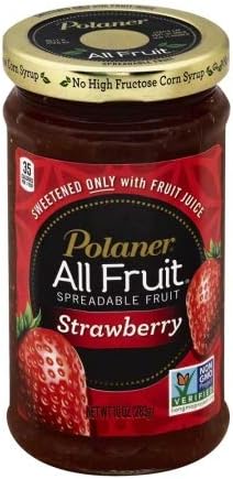 Amazon.com: Polaner All Fruit Strawberry Spreadable Fruit 10-ounces ...