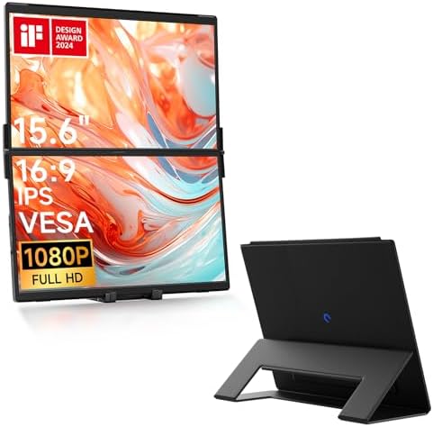 Amazon.com: JSAUX FlipGo Lite 15.6'' Portable Monitor with Flex Folio ...