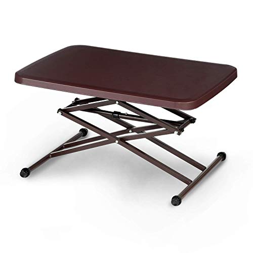 A to Z Hub Height Adjustable Multi-Purpose Plastic Table for Study ...