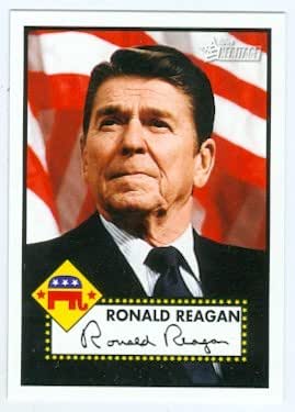 Amazon.com: Ronald Reagan baseball card (President of the United States ...