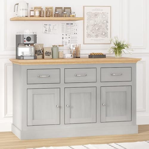 Amazon.com - Giantex Buffet Sideboard, Modern Storage Cabinet with 2 ...