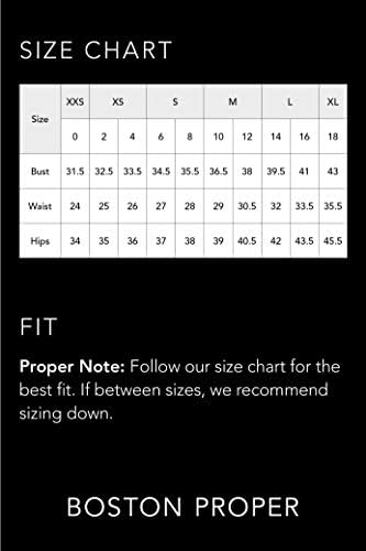 Boston Proper Beyond Basics Women's Wide Neck Long Sleeve Blouson Knit ...