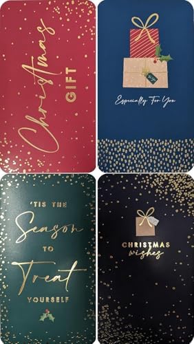 4 Contemporary Christmas Money Wallets with Envelopes – Gift Card ...