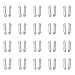 Amazon.com: uxcell 20 Sets Double Open Zipper Repair Latch Kits, 5 ...
