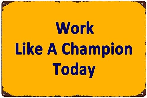 Amazon.com: Nostalgic Vintage Metal Wall Décor 8 X 12 Inches Work Like ...