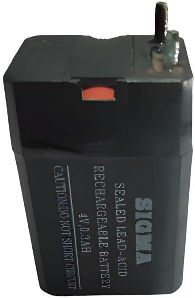 Mosquito Bat Battery Rechargeable Sealed Lead-Acid 4Volt 300 mAh for ...