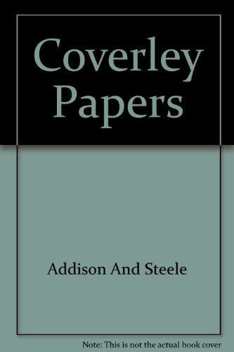 The Coverley Papers, from The Spectator, London: 1711-1712: Joseph ...